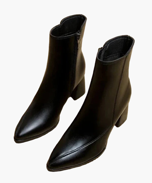 Women’s Sculpted-Heel Ankle Boots – Victoria Muse