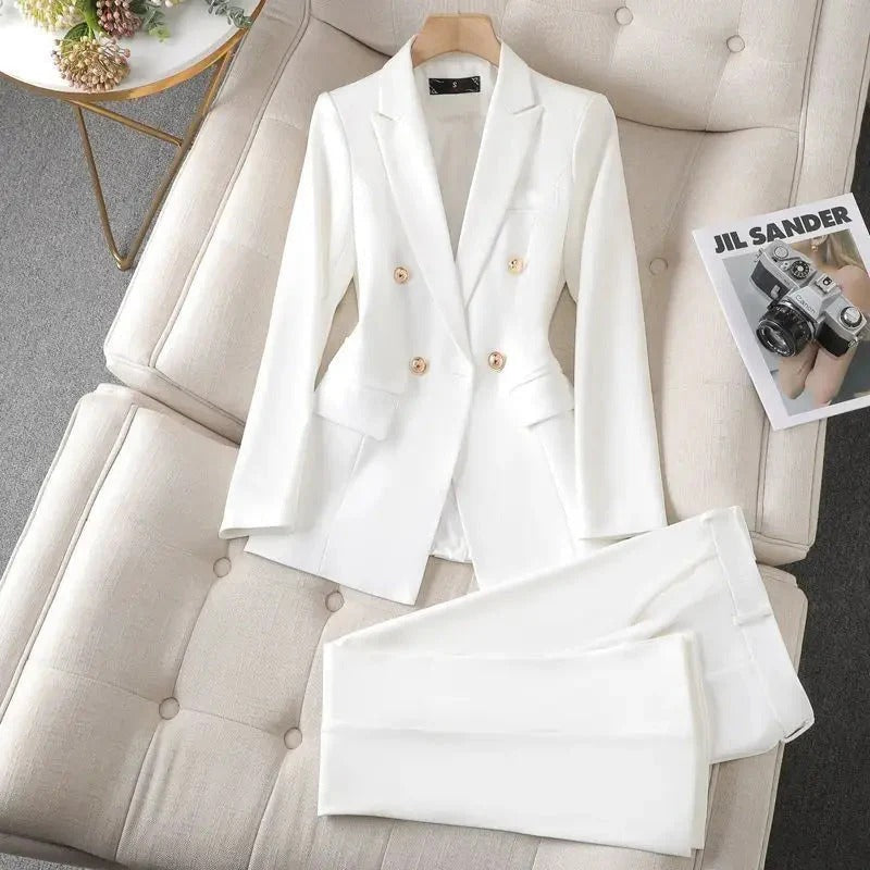 Women’s Vivienne Double-Breasted Blazer – Victoria Muse